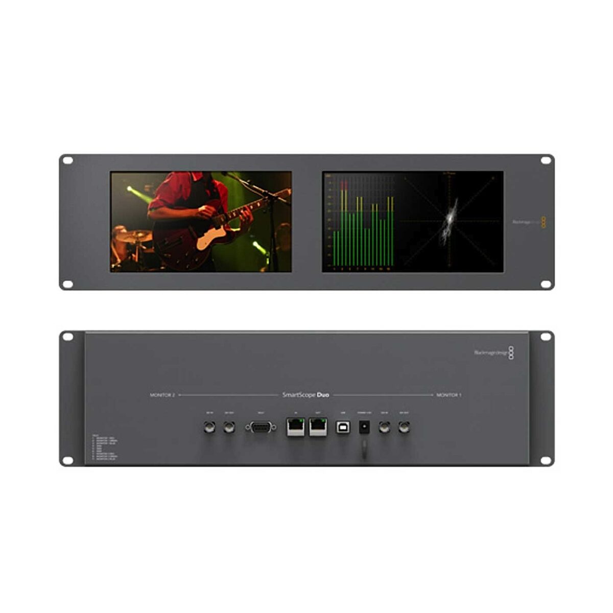 Blackmagic SmartScope Duo 4K Dual Rack Mount Monitor | Techlobby